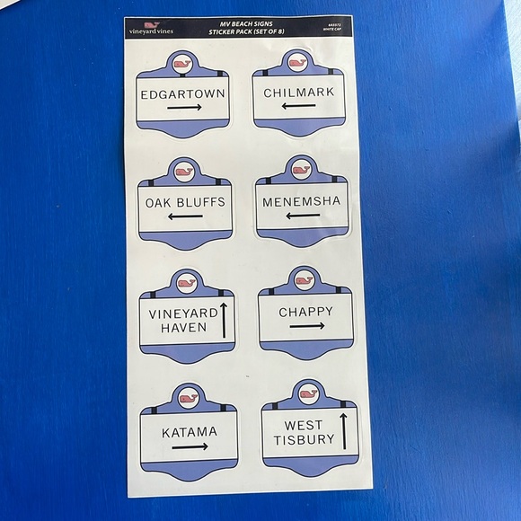 Vineyard Vines | Other | Marthas Vineyard Sign Stickers | Poshmark